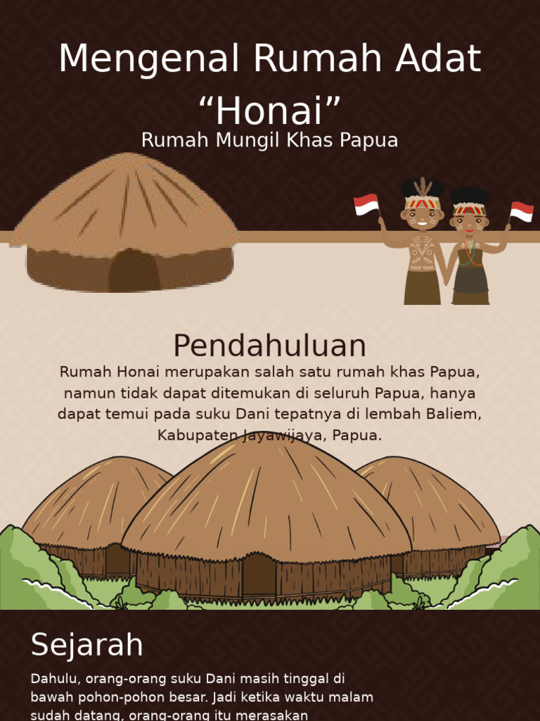 Rumah Adat Honai Kelas XI Pelajaran Pkwu | PDF