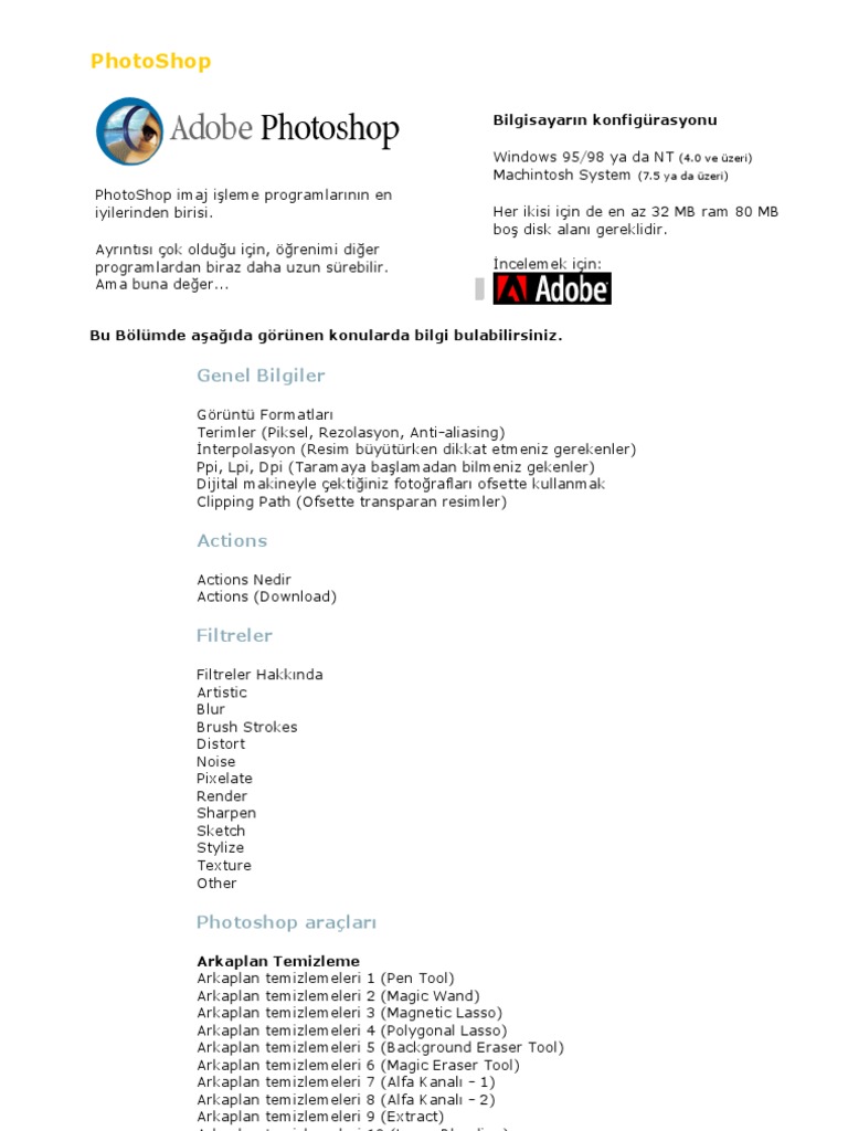 PhotoShop Ebook Turkce | PDF