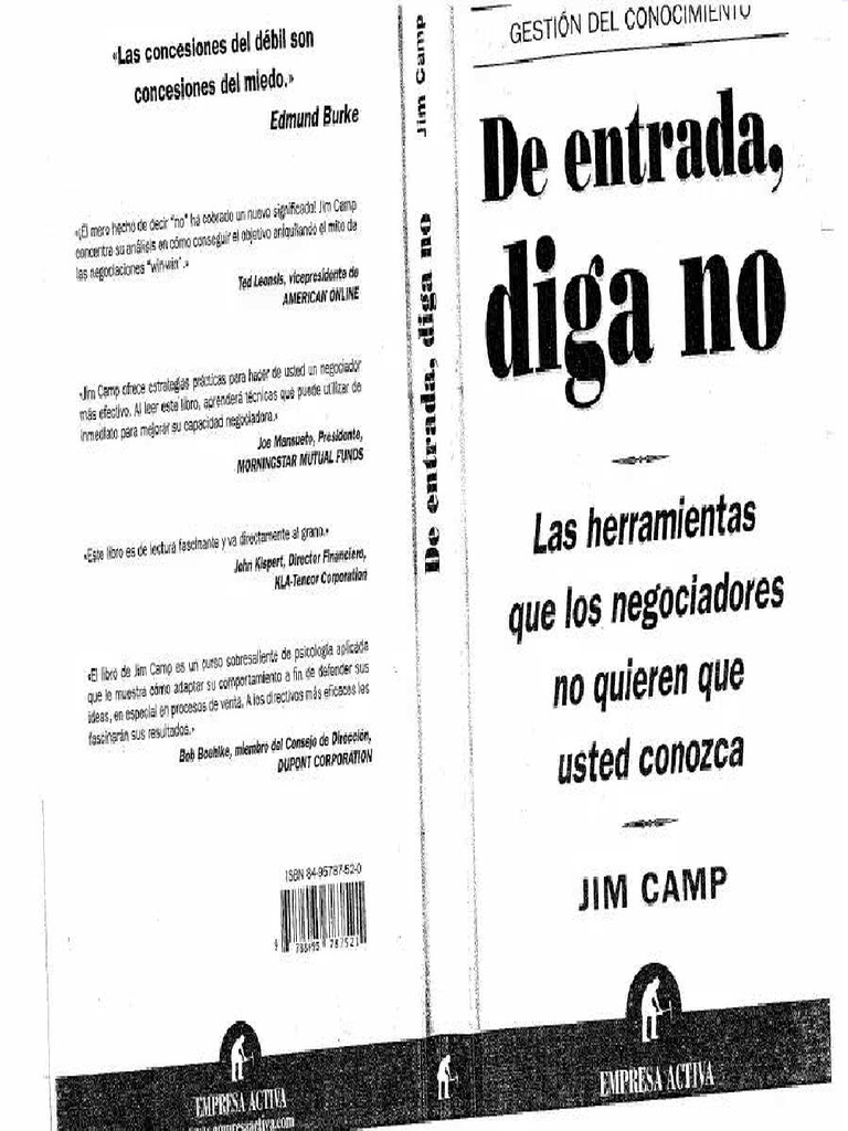 De Entrada Diga No - Jim Camp | PDF