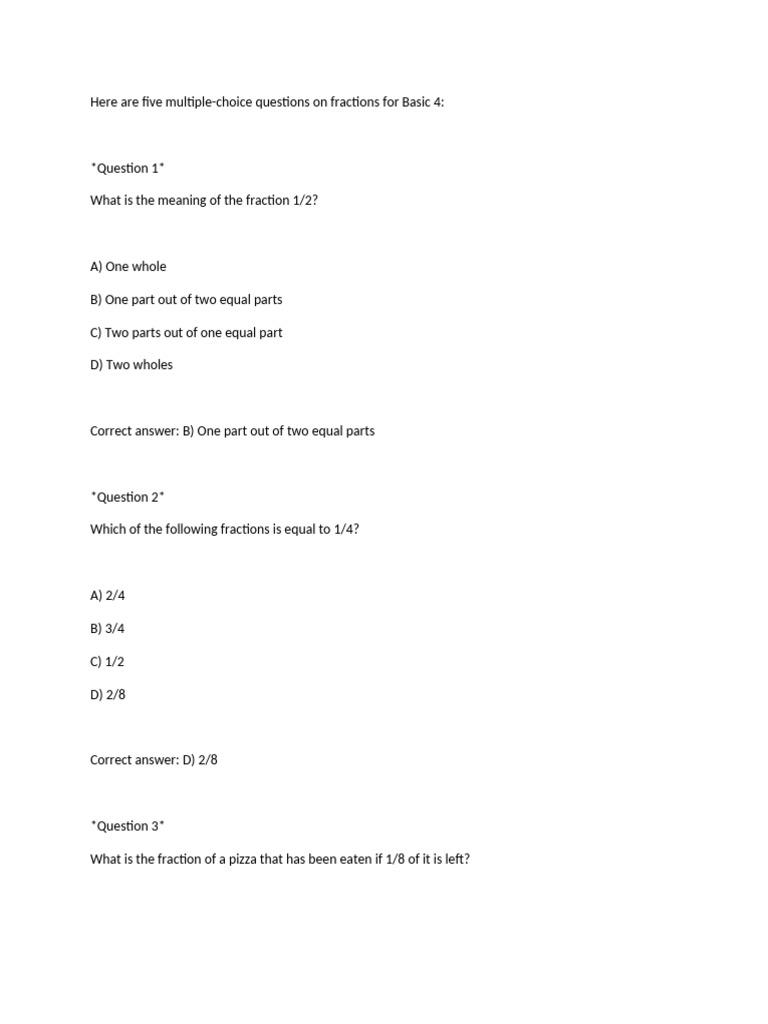 P4 Questions | PDF