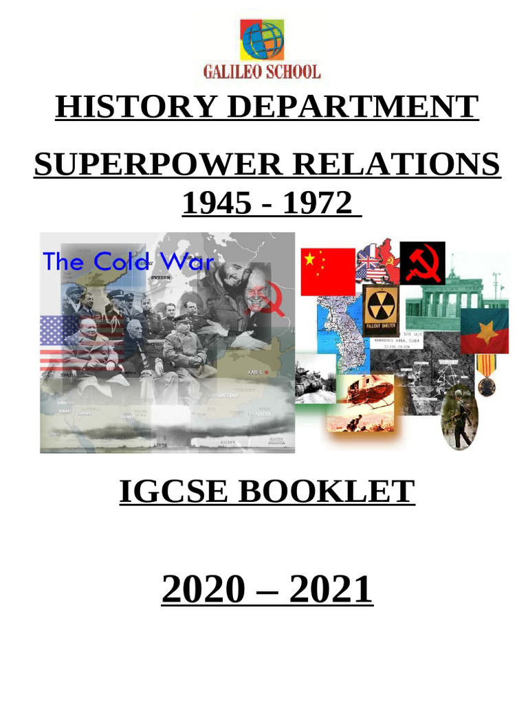 Cold War Superpower Relations 1945-1972 | PDF | Cuban Missile Crisis ...