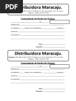 Recibo de Entrega de Cheque Modelo | PDF