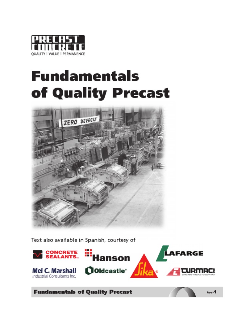 Precast Quality Guide | PDF | Concrete | Corrosion