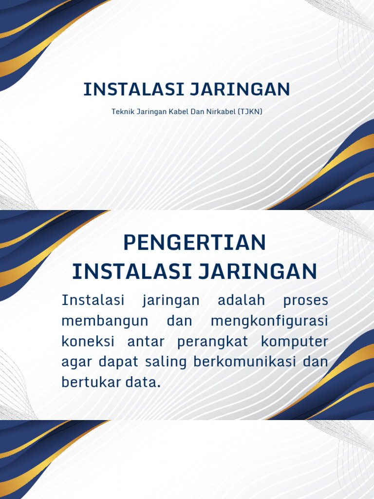 Instalasi Jaringan (TJKN) | PDF