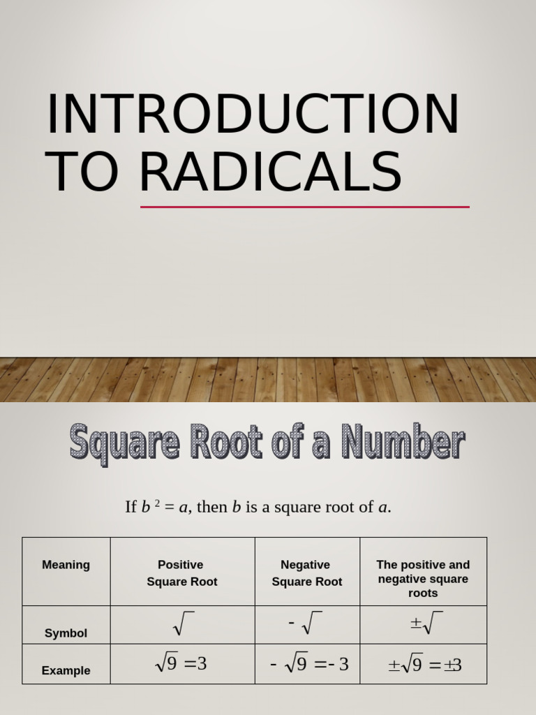 Simplifying Square Roots and Radicals | PDF | Square Root | Numbers