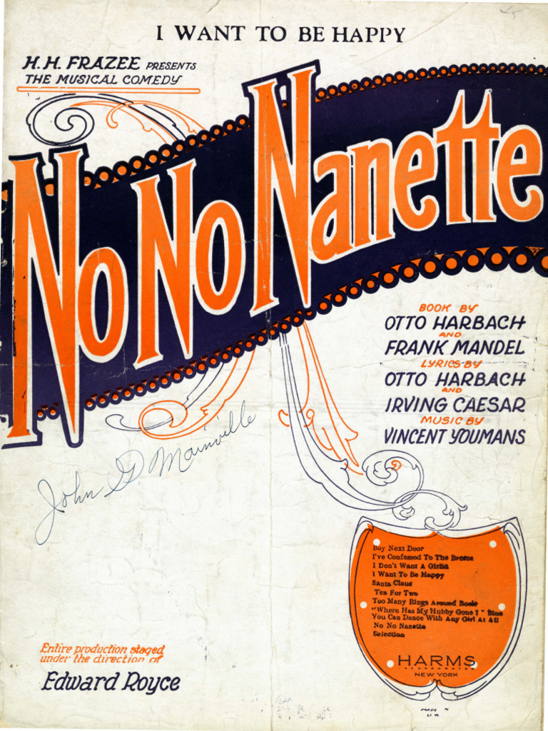I Want To Be Happy Duett | PDF | Composers | Music