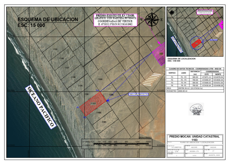1103 - Predio Mocan - Plano de Ubicacion y Localizacion Final | PDF