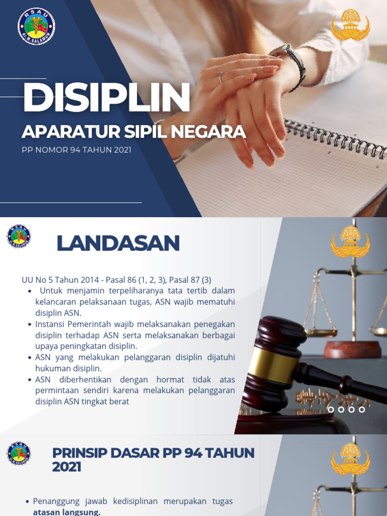 Disiplin ASN Berdasarkan PP 94/2021 | PDF