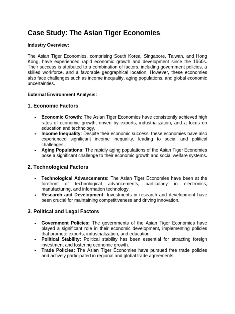 PHDM 822 Case Study - MC Candelario | PDF | Four Asian Tigers ...
