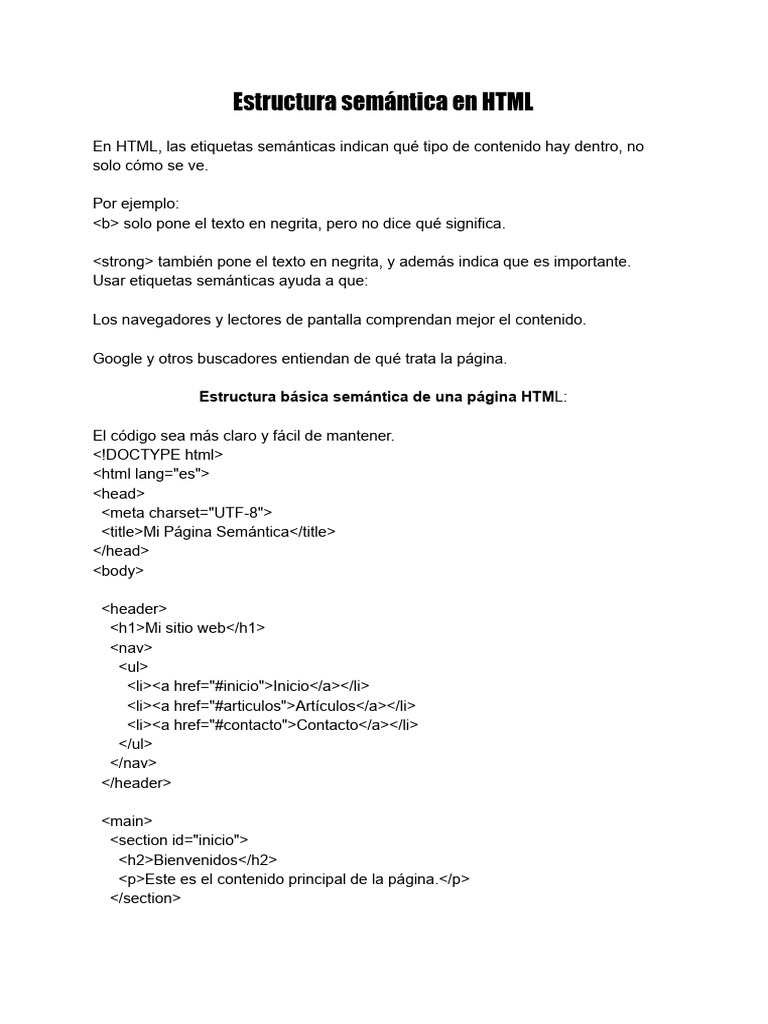 Estructura Semantica | PDF | HTML | Red mundial