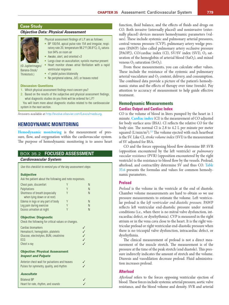 Hemodynamic Monitoring | PDF | Blood Pressure | Heart