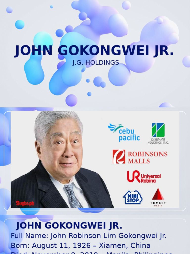 John Gokongwei Jr.: From Poverty to Empire | PDF