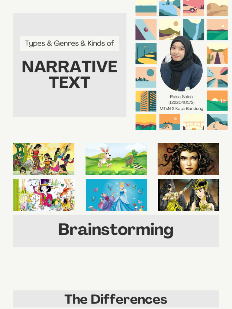 Kinds of Narrative Text Genre | PDF | Literary Theory | Prose
