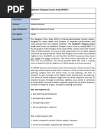 Blantyre Coma Scale for Children | PDF