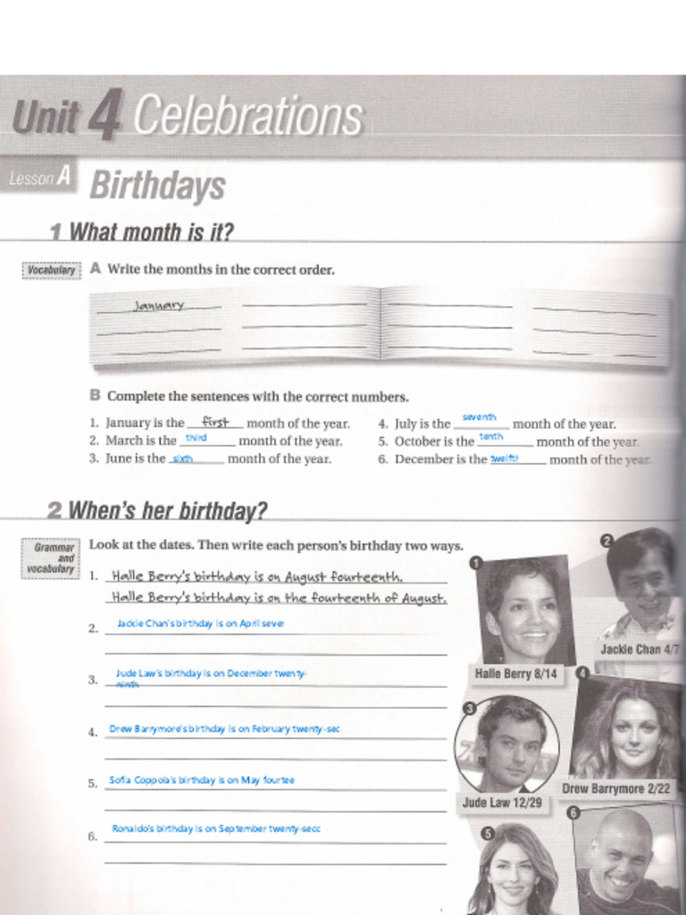 Celebrity Birthdays and Celebrations | PDF