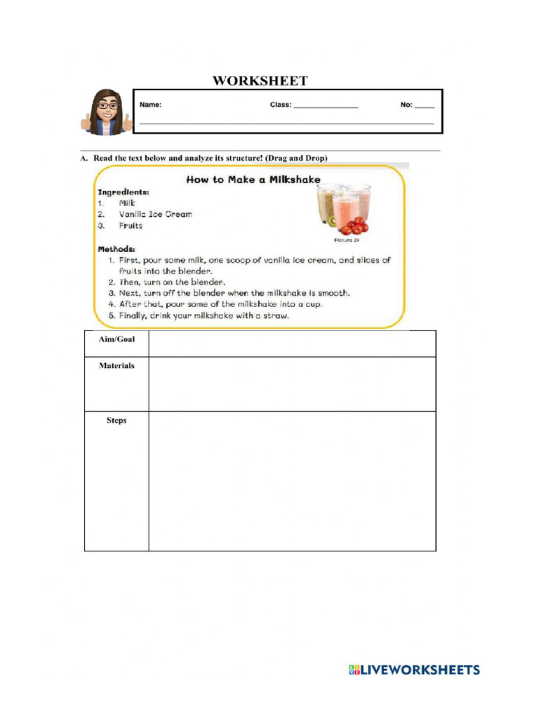 Worksheet 2165344 | PDF