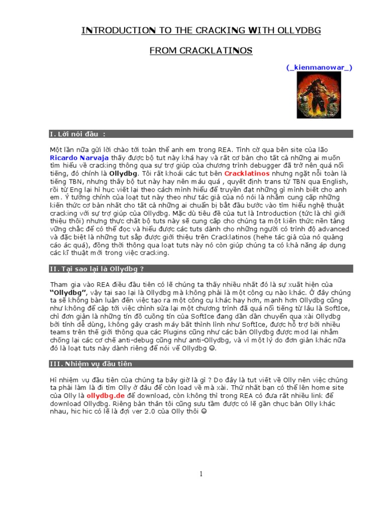 Cracking Voi Ollydbg | PDF