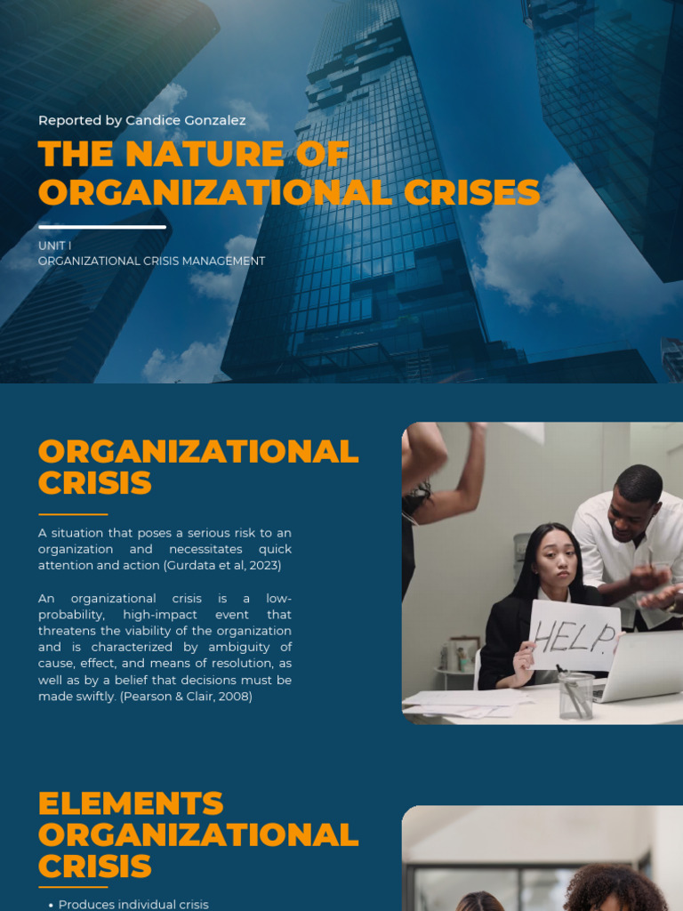 Organizational Crisis (1) - CNAG | PDF | Crisis Management | Psychology