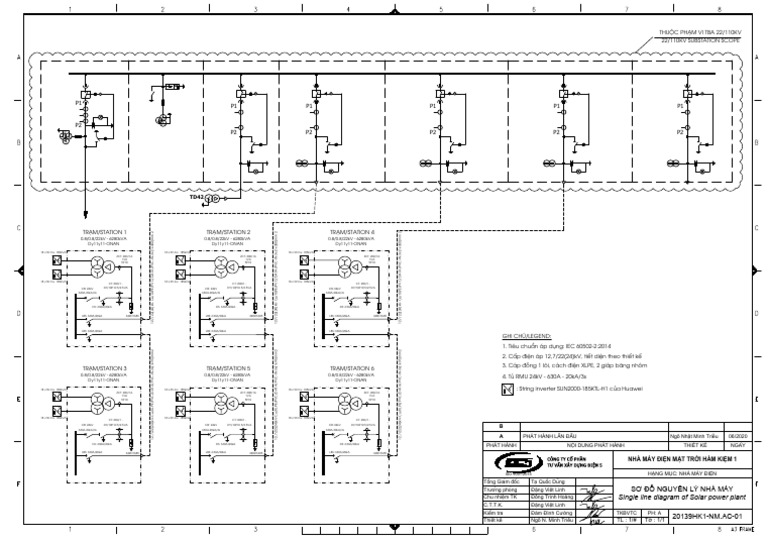 Single Line Diagram of Power Plant | PDF