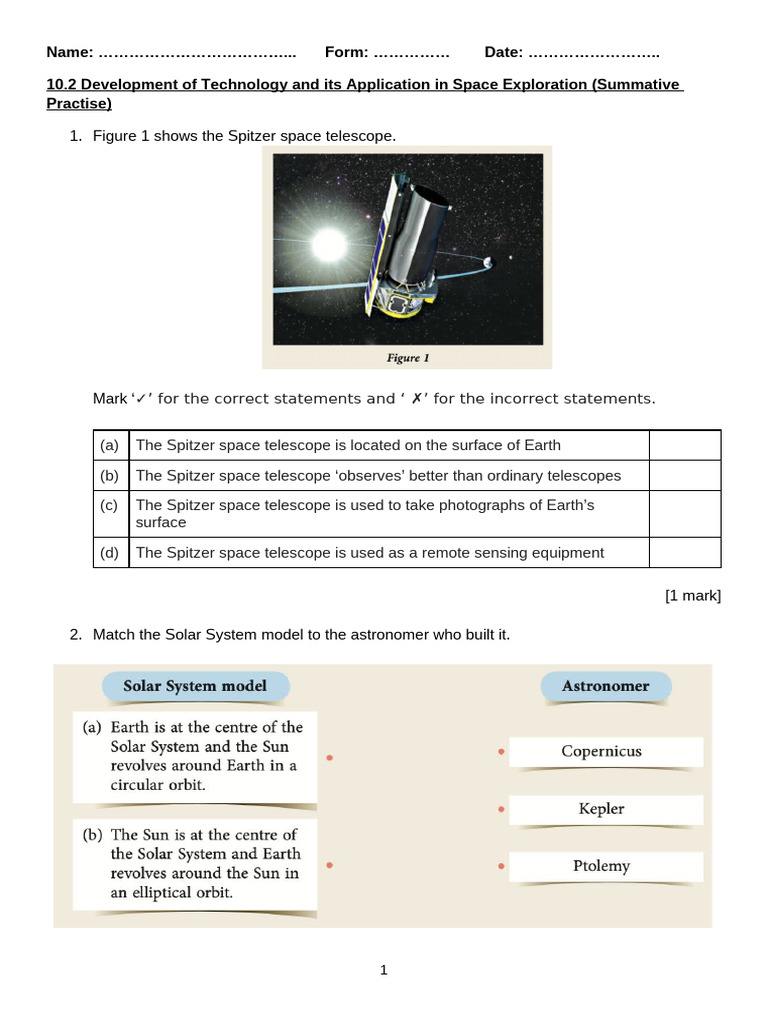Space Exploration Technology Overview | PDF | Telescope | Astronomy