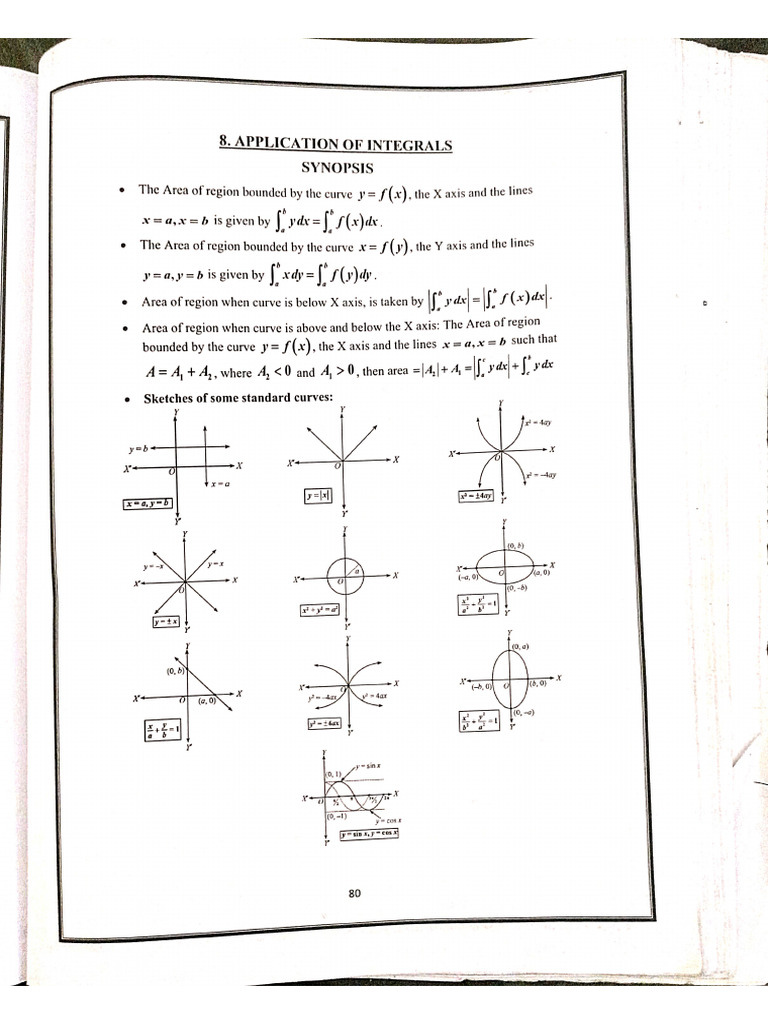Applications of Integrals | PDF
