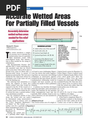 Wetted Area Of A Pipe