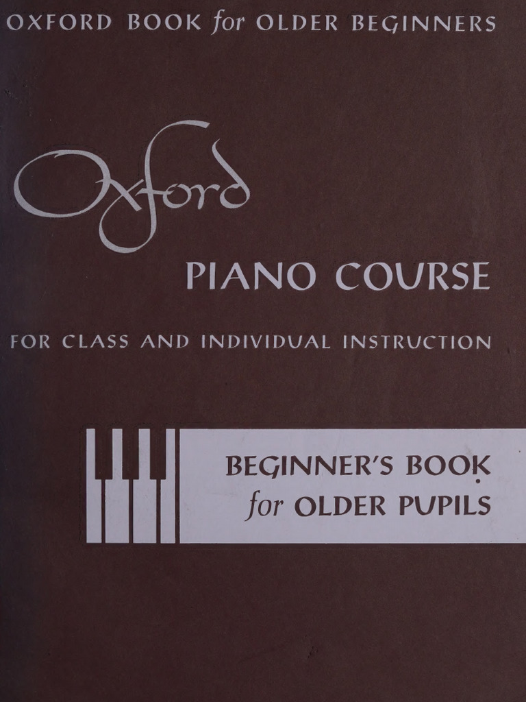 Oxford Piano Course for Older Beginners | PDF | Chord (Music) | Harmony