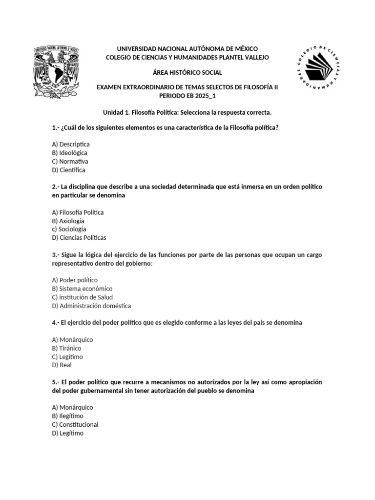 Extra TSF-II EB 2025 1 | PDF | Democracia | Ideologías políticas