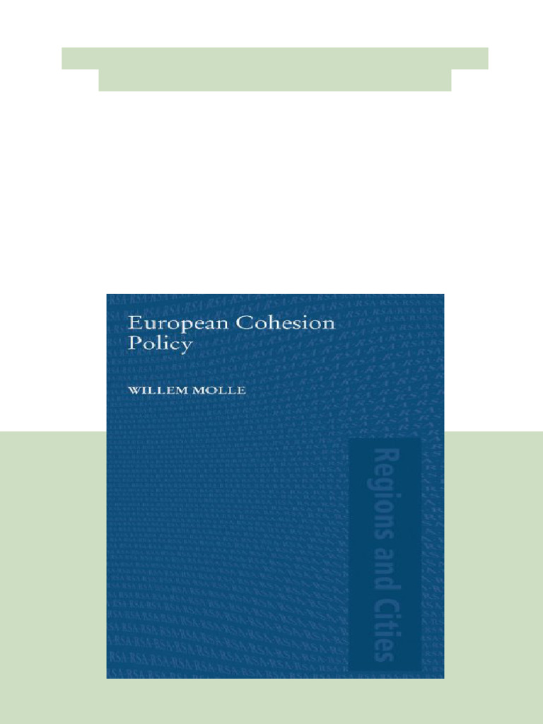 17european Cohesion Policy Regions and Cities 1st Edition Willem Molle ...