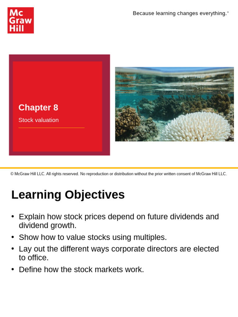 Chapter 8 Stock Valuation_ba85a61b11b644764bff19357843fbc9 | PDF ...