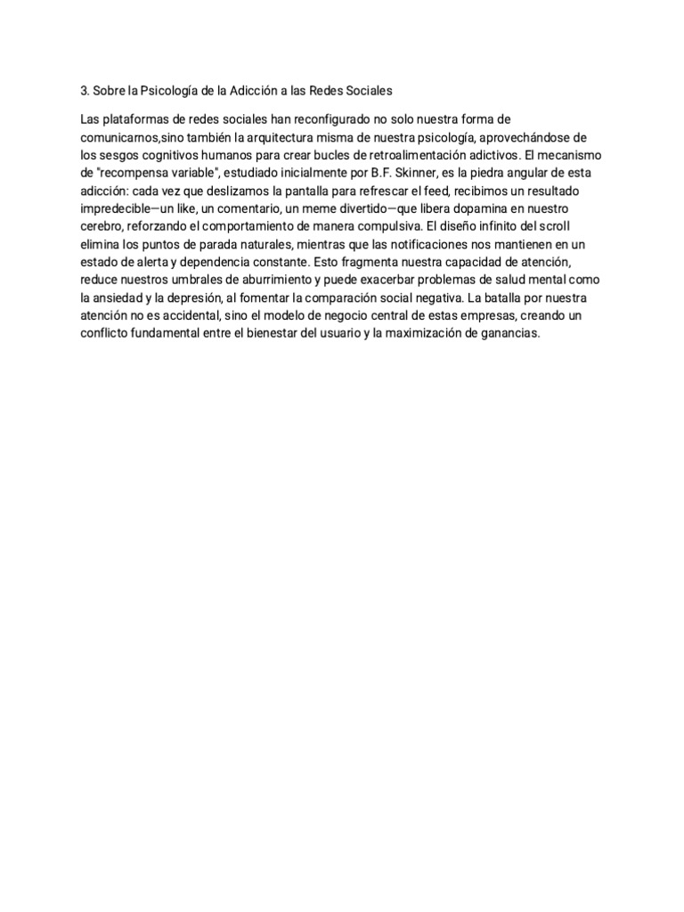 3. Sobre La Psi-WPS Office3. Sobre La Psicología de La Adicción a Las Redes Soci | PDF