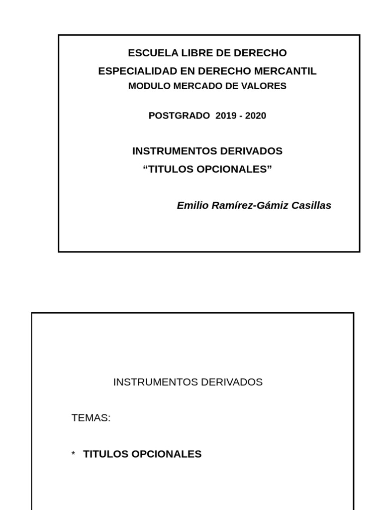Títulos Opcionales: Warrants en México | PDF | Opción (Finanzas ...