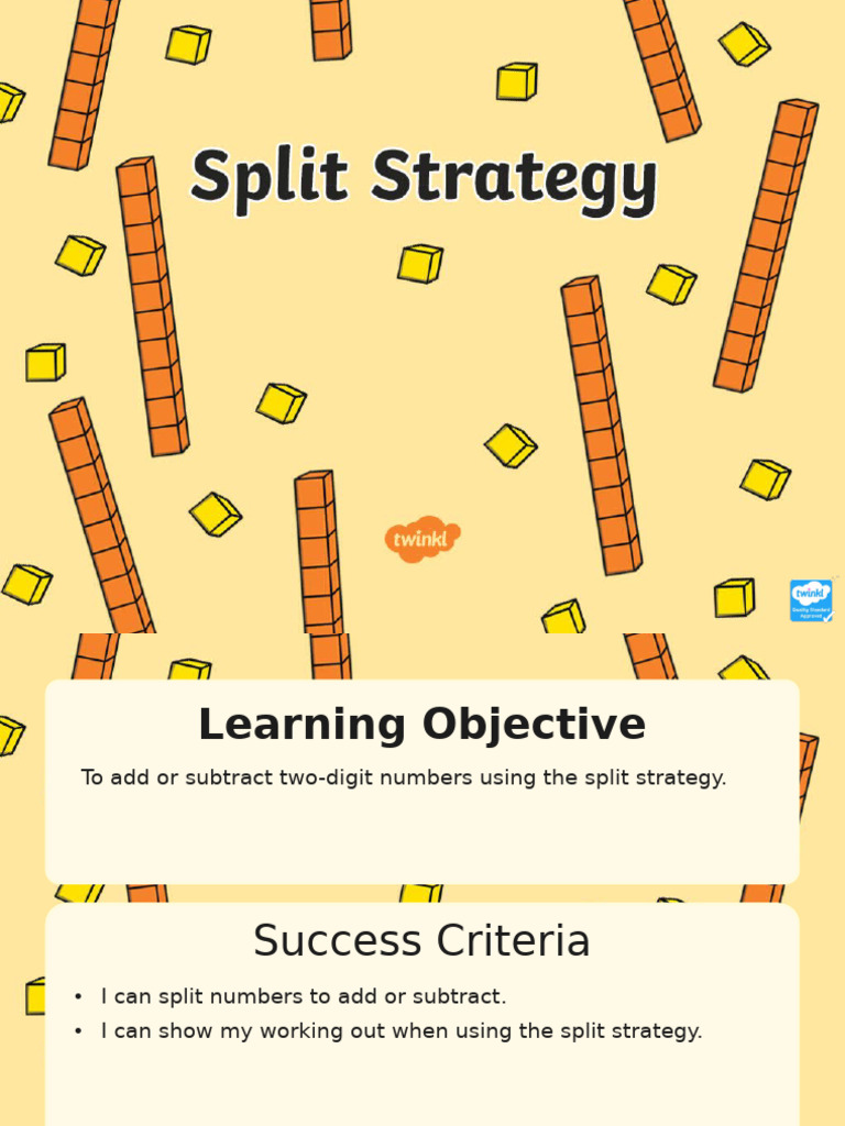 Split Strategy for Two-Digit Math | PDF