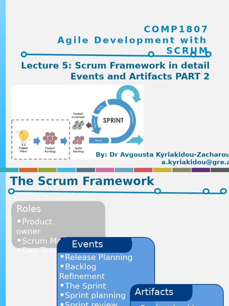 Lecture 5 - Scrum Framework Events and Artifacts PART2_2 | PDF | Scrum (Software Development ...
