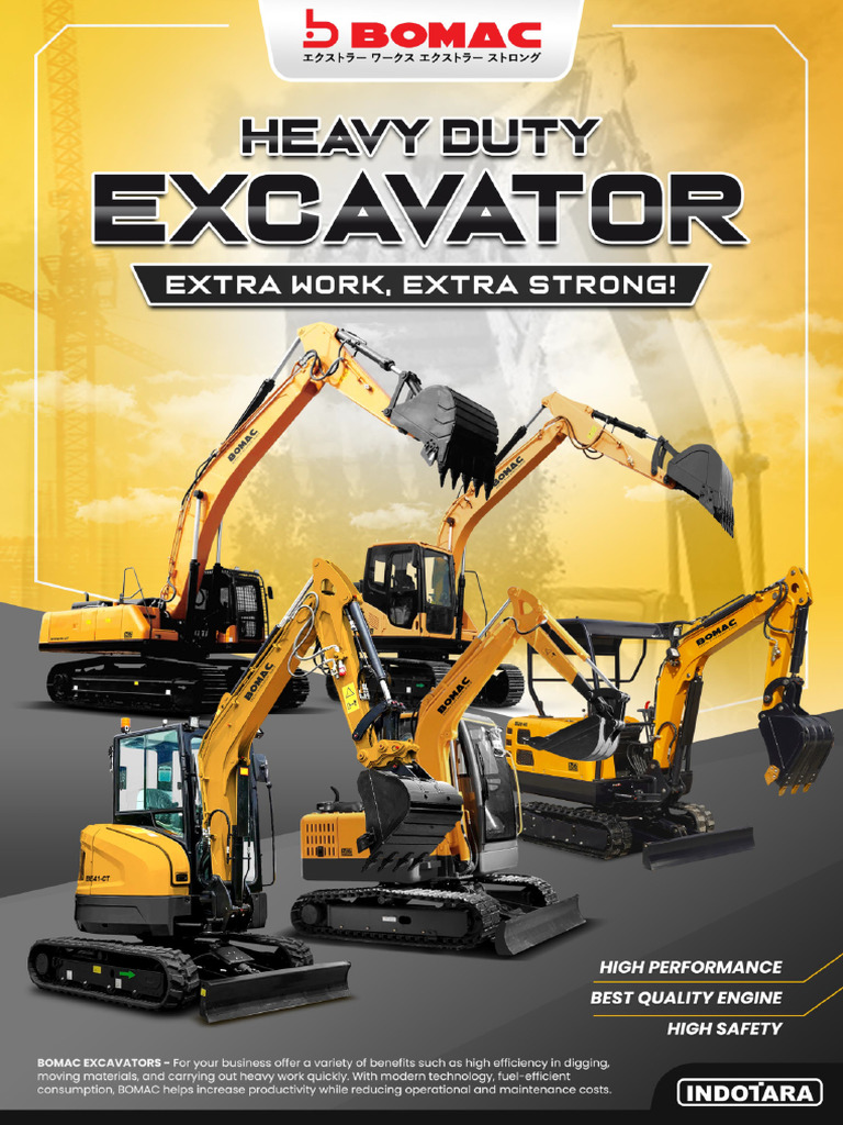 Katalog Bomac Excavator | PDF