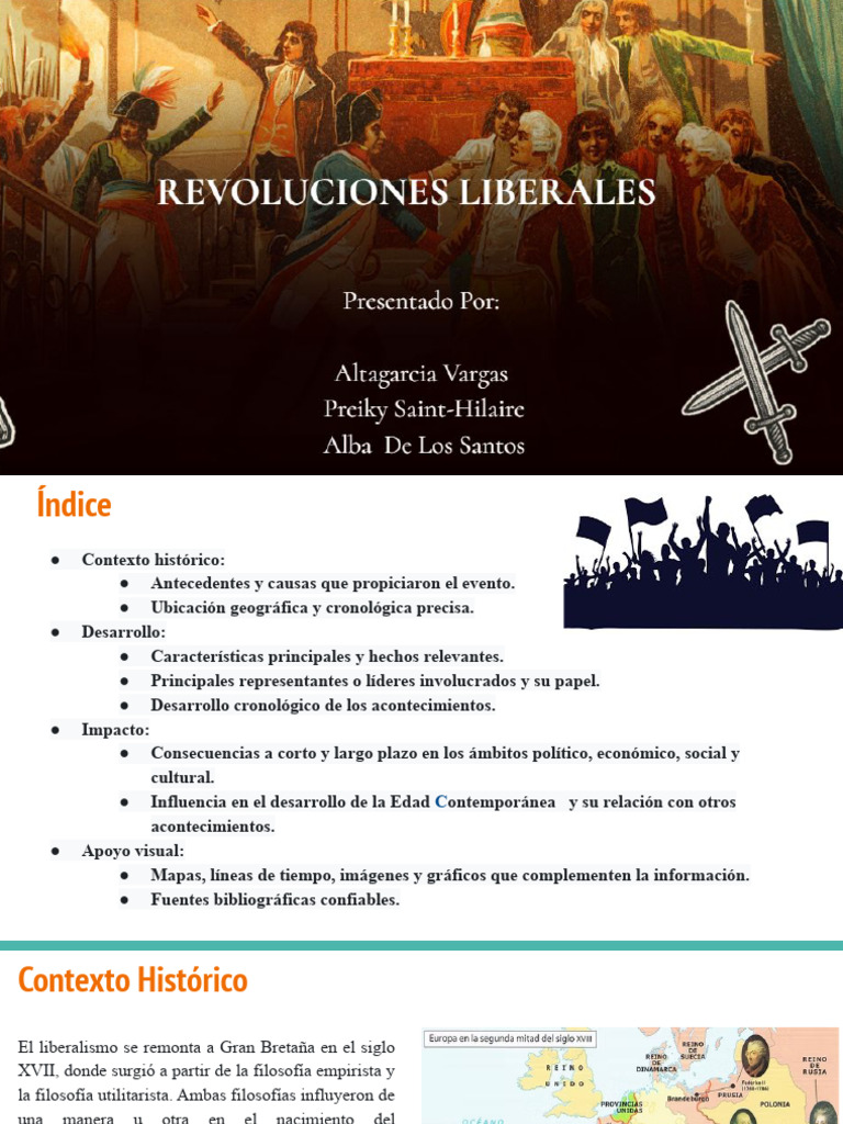 Revoluciones Liberales: Causas e Impacto | PDF | Liberalismo | Primer ...