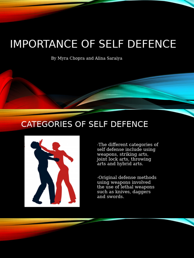 Importance of Self Defence | PDF