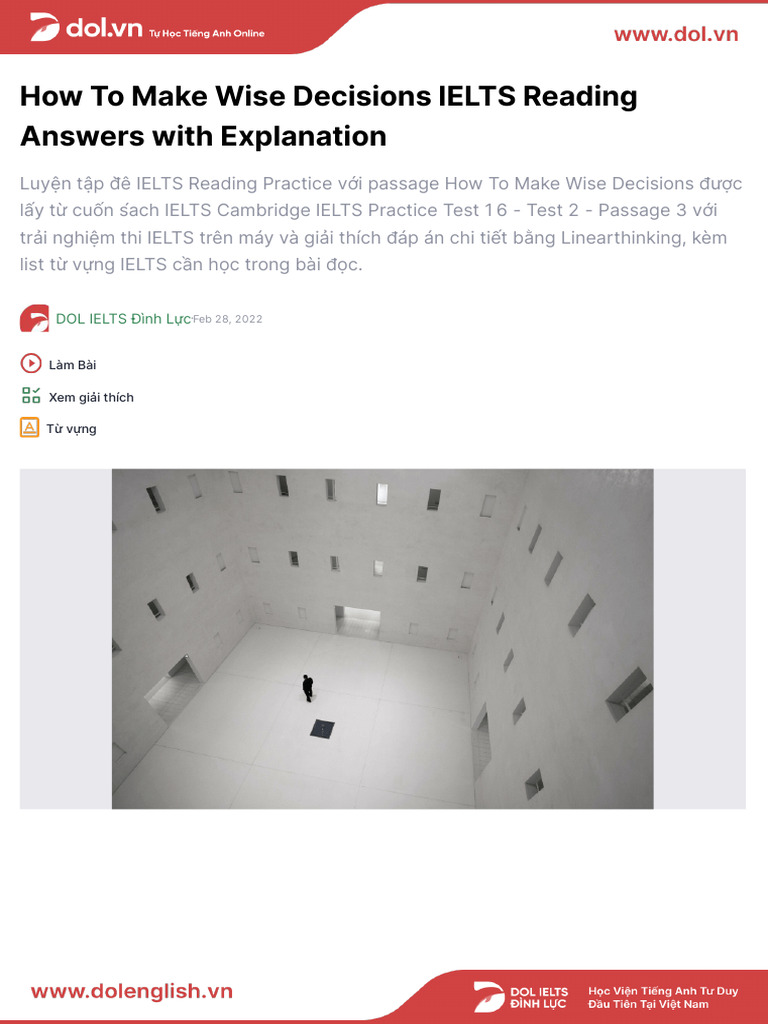 How To Make Wise Decisions | PDF | Wisdom | Reason