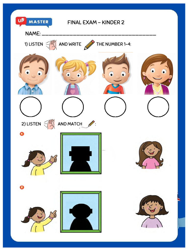 Final Exam - Kinder 2 PDF | PDF