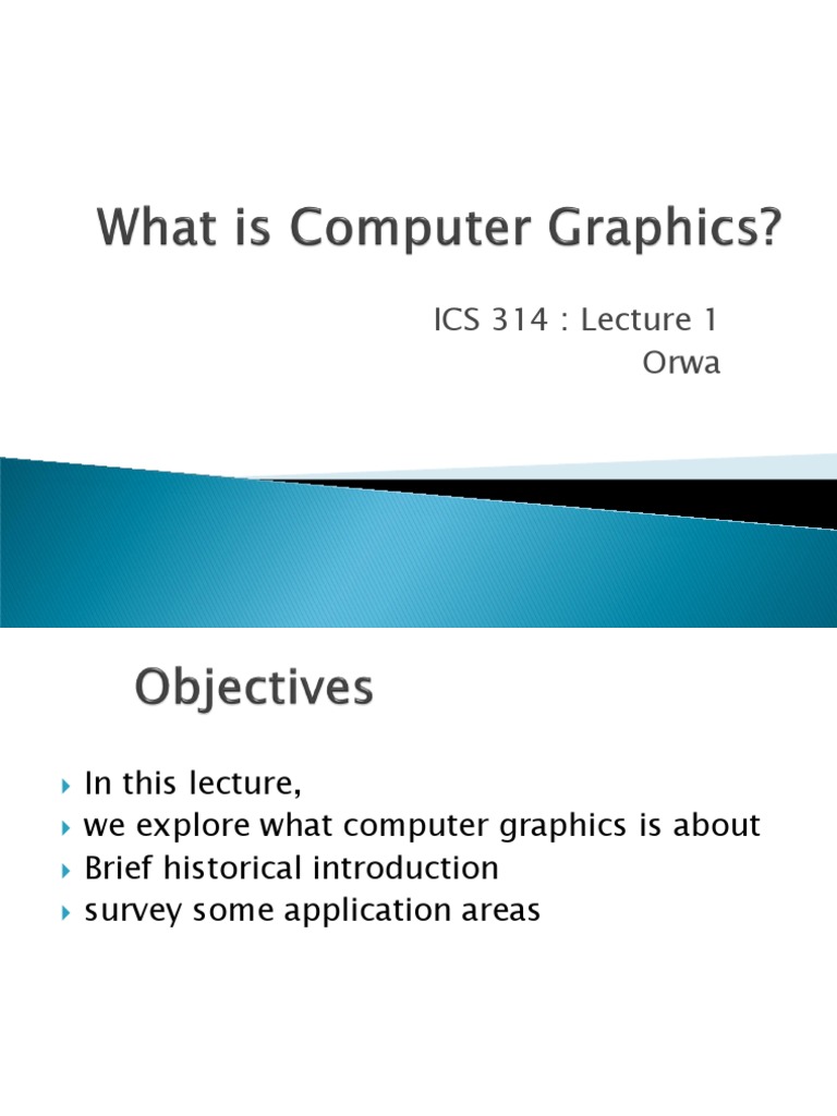 1 Introduction | PDF | Computer Graphics | Rendering (Computer Graphics)