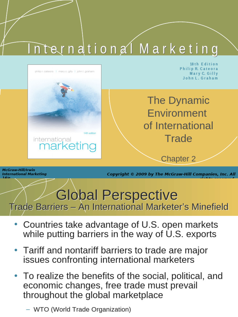 Chap002 International Marketing | PDF | World Trade Organization | Tariff