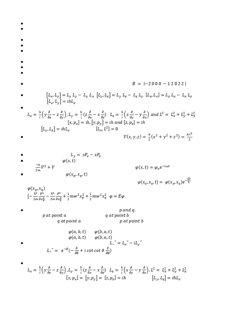 Quantum Mechanics Tutorial Questions | PDF | Wave Function ...