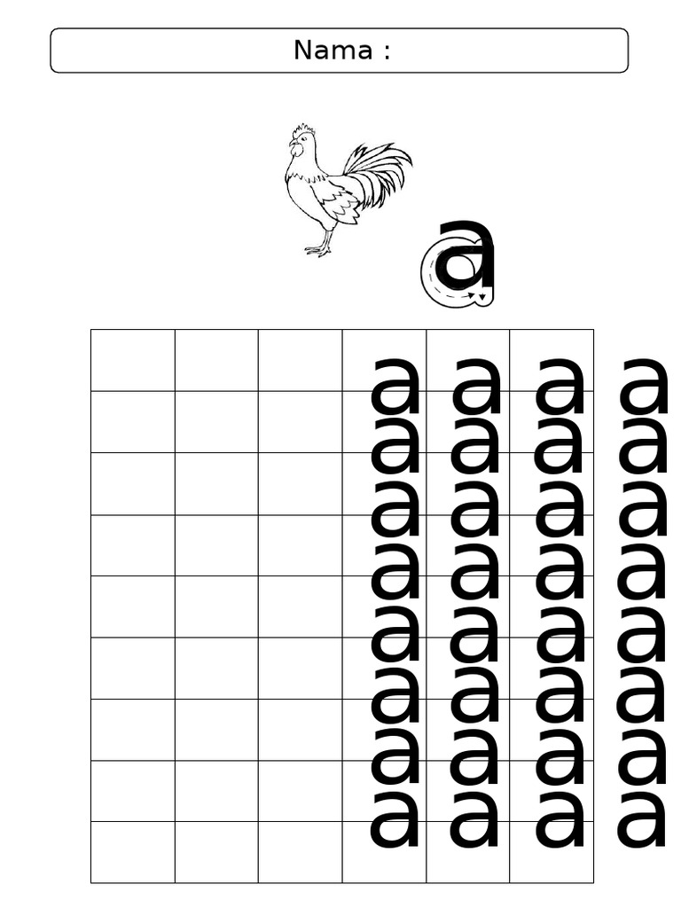 Menyurih Huruf Vokal | PDF
