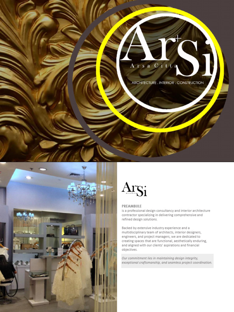 Company Profile Arsi (Arsa Citta) Design & Build r2 | PDF