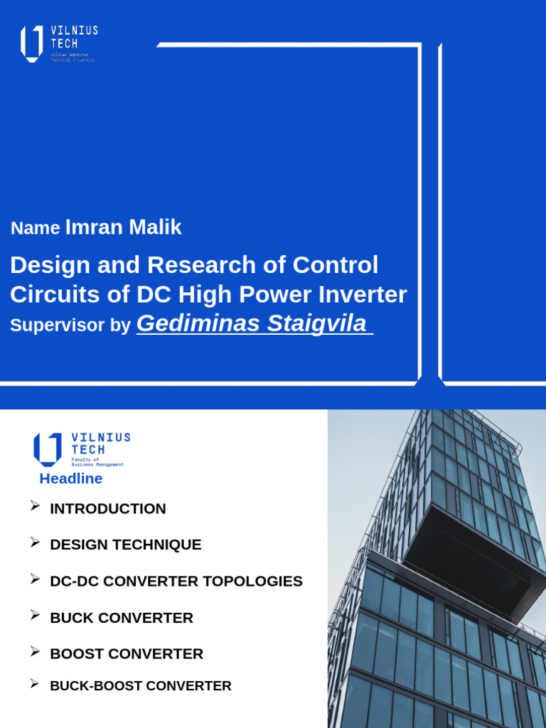 DC DC Inverter Final Presentation | PDF | Electromagnetism | Electrical ...