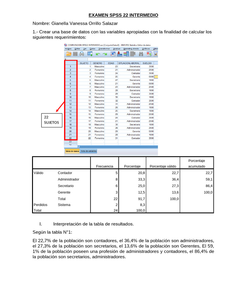 Análisis Intermedio de SPSS 22: Estadísticas y Gráficos | PDF | Alfa de ...