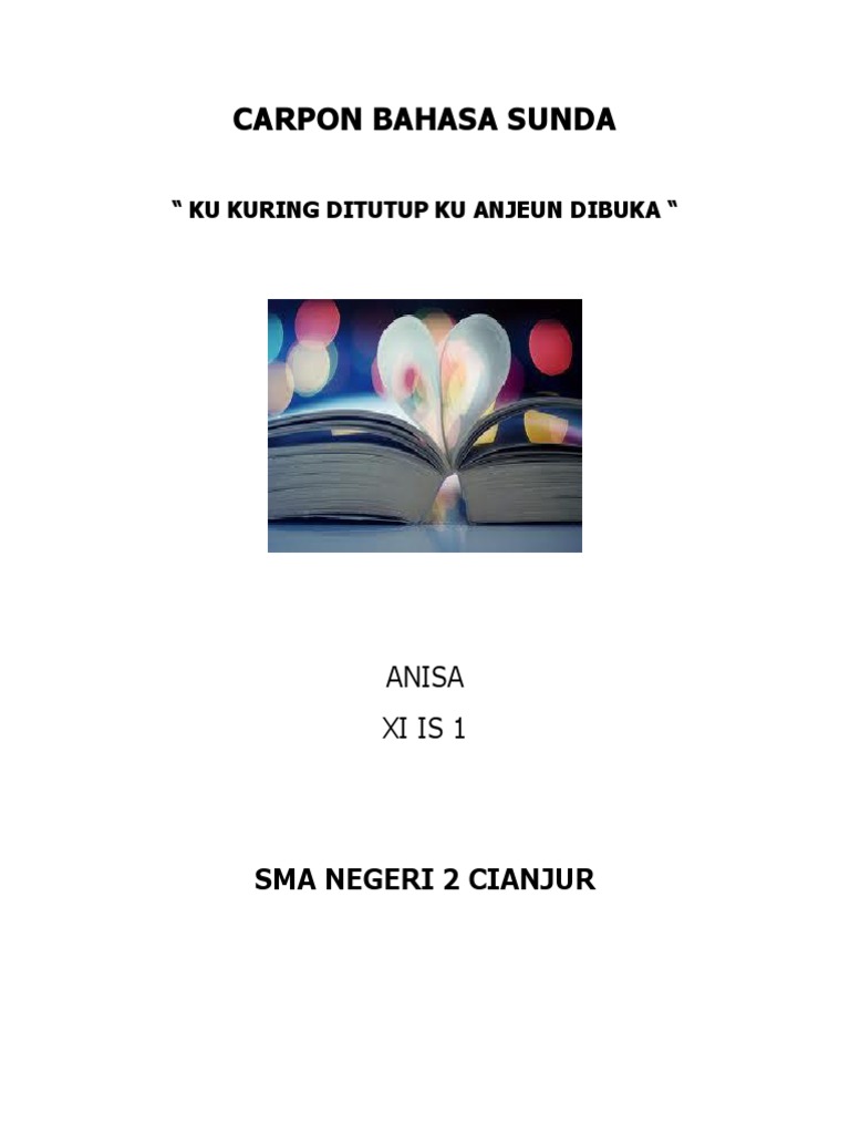 Carpon Bahasa Sunda | PDF