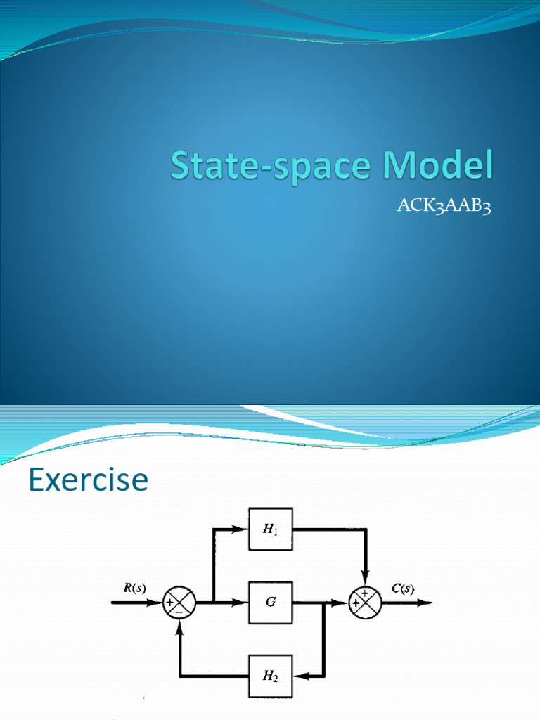 Week 06 State-Space Model | PDF