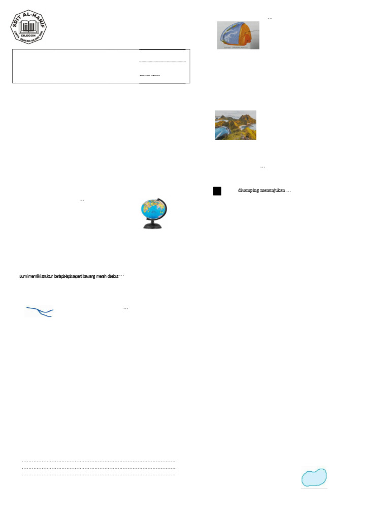 PH Ipas Kelas 4 Peta Bab 3 - Sem 1 | PDF