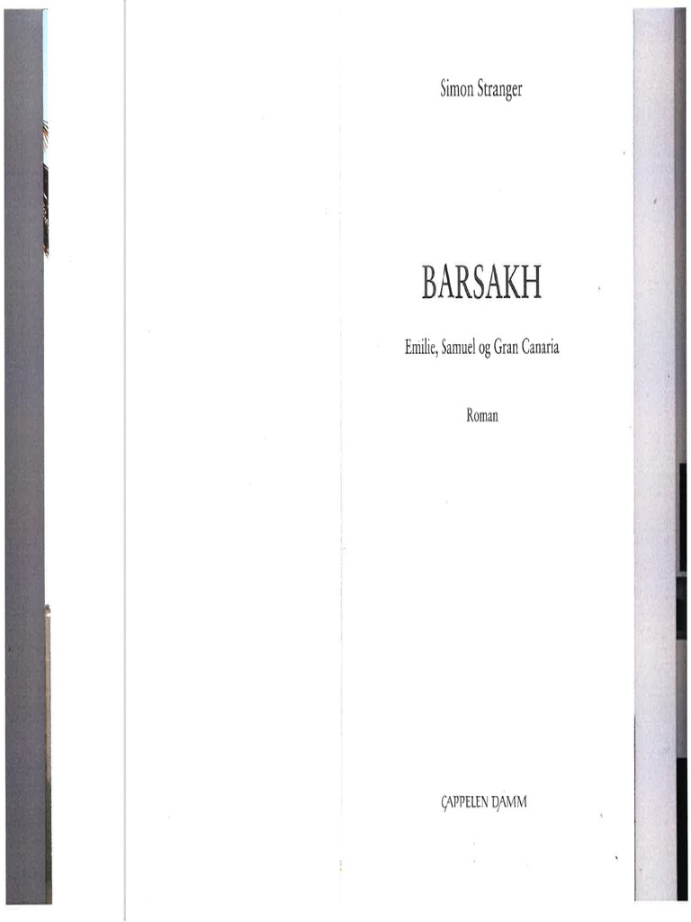 Barsakh Kap. 1 | PDF